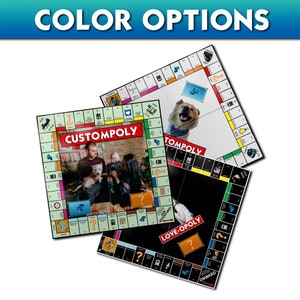 Custompoly Game Board, Custom Game Board, Game Board, Personalized ...