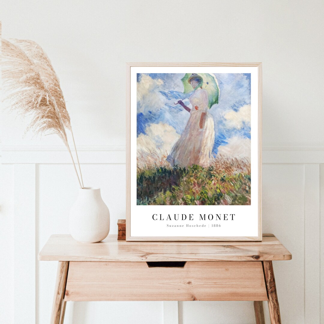 Monet's suzanne Hoschede Printable Poster in PDF and JPEG - Etsy