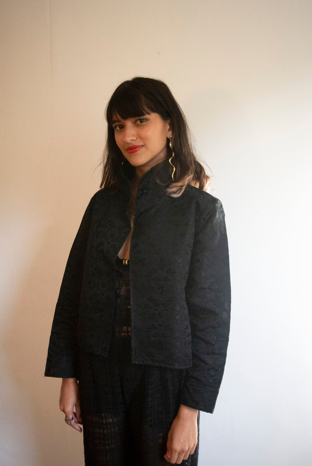 Japanese Silk Jacket - Etsy