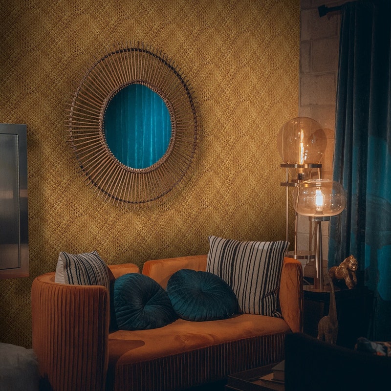 Rattan Wallpaper - Etsy