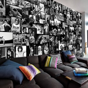 Rock and Roll Legends Wallpaper Iconic Photos of Rock - Etsy