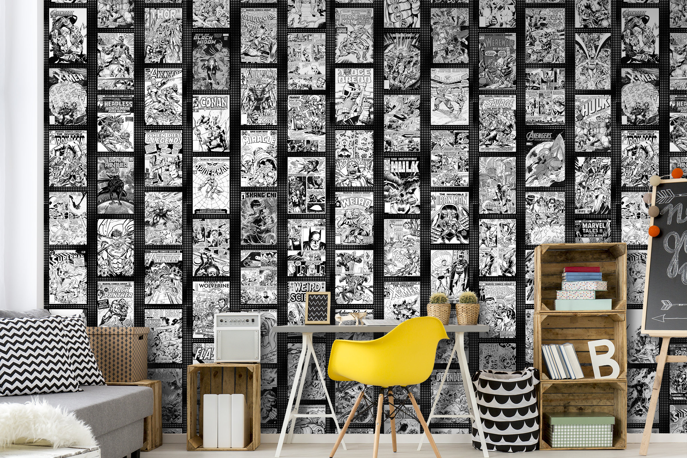Comics Aesthetic Collage Wallpaper Vintage Comics Pages - Etsy Canada