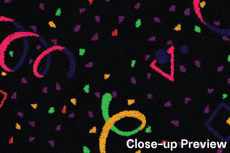 90s Confetti Wallpaper – Retro Gaming & Home Cinema #22 - Etsy