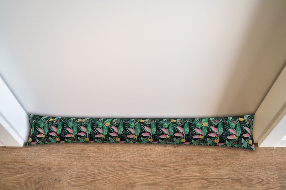 Banana Leaf Draft Stopper: Tropical Door Snake, Eco Friendly - Etsy