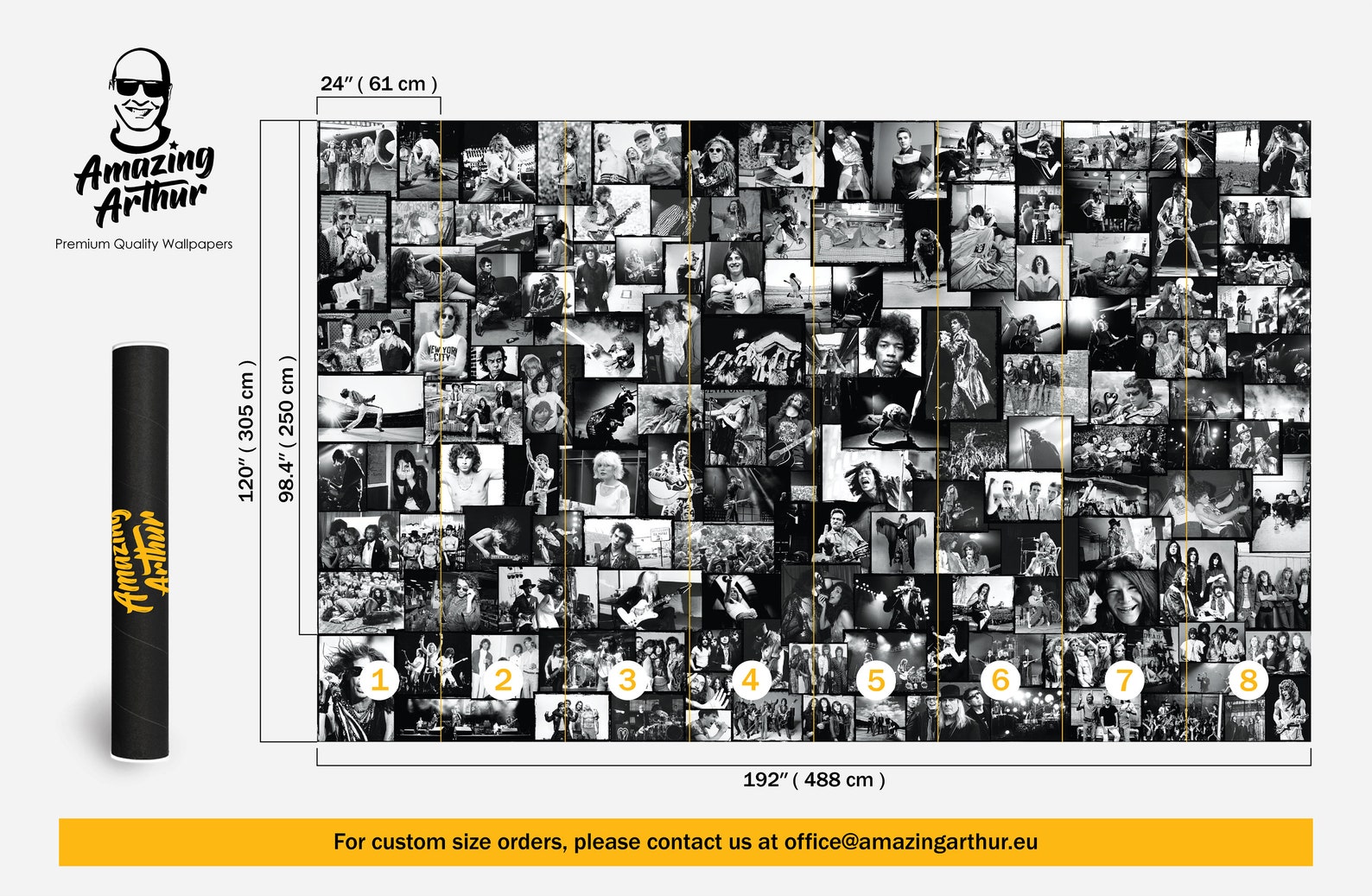 Rock and Roll Legends Wallpaper, Iconic Photos of Rock Musicians, Music ...