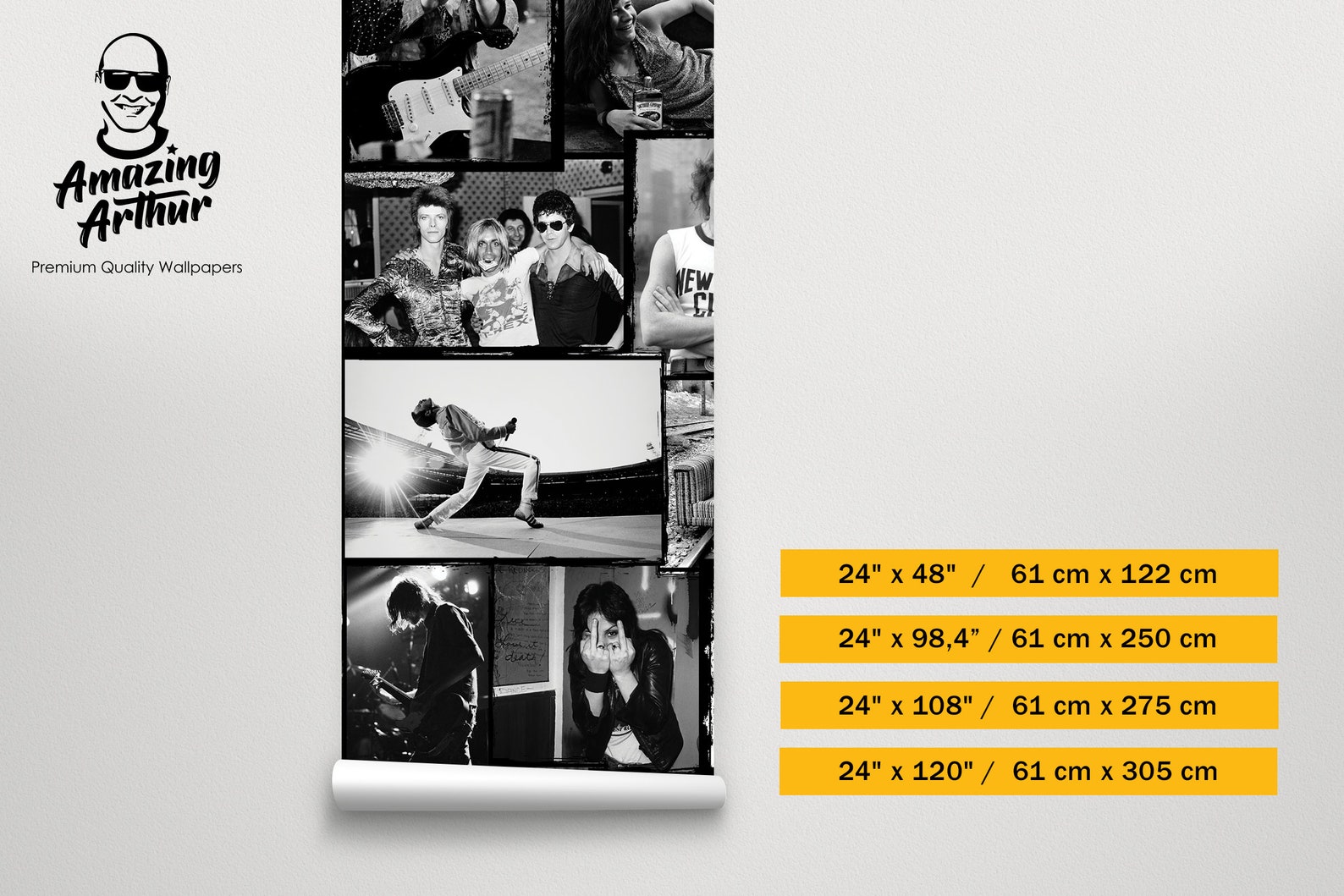 Rock and Roll Legends Wallpaper, Iconic Photos of Rock Musicians, Music ...
