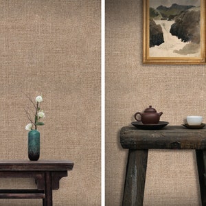 Jute Fabric Sackcloth Burlap Texture Wallpaper, Farmhouse Texture ...