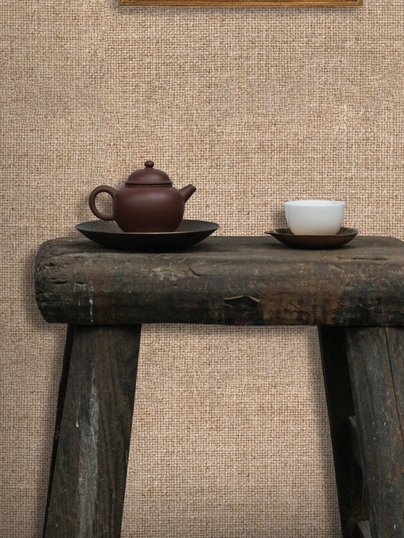 Burlap Antique Wallpaper