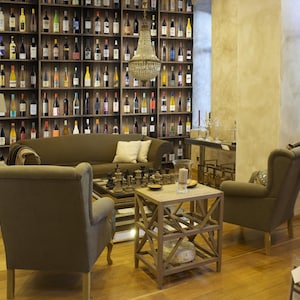 Wine Bottle Wallpaper: Vintage Home Bar Decor #113 - Etsy