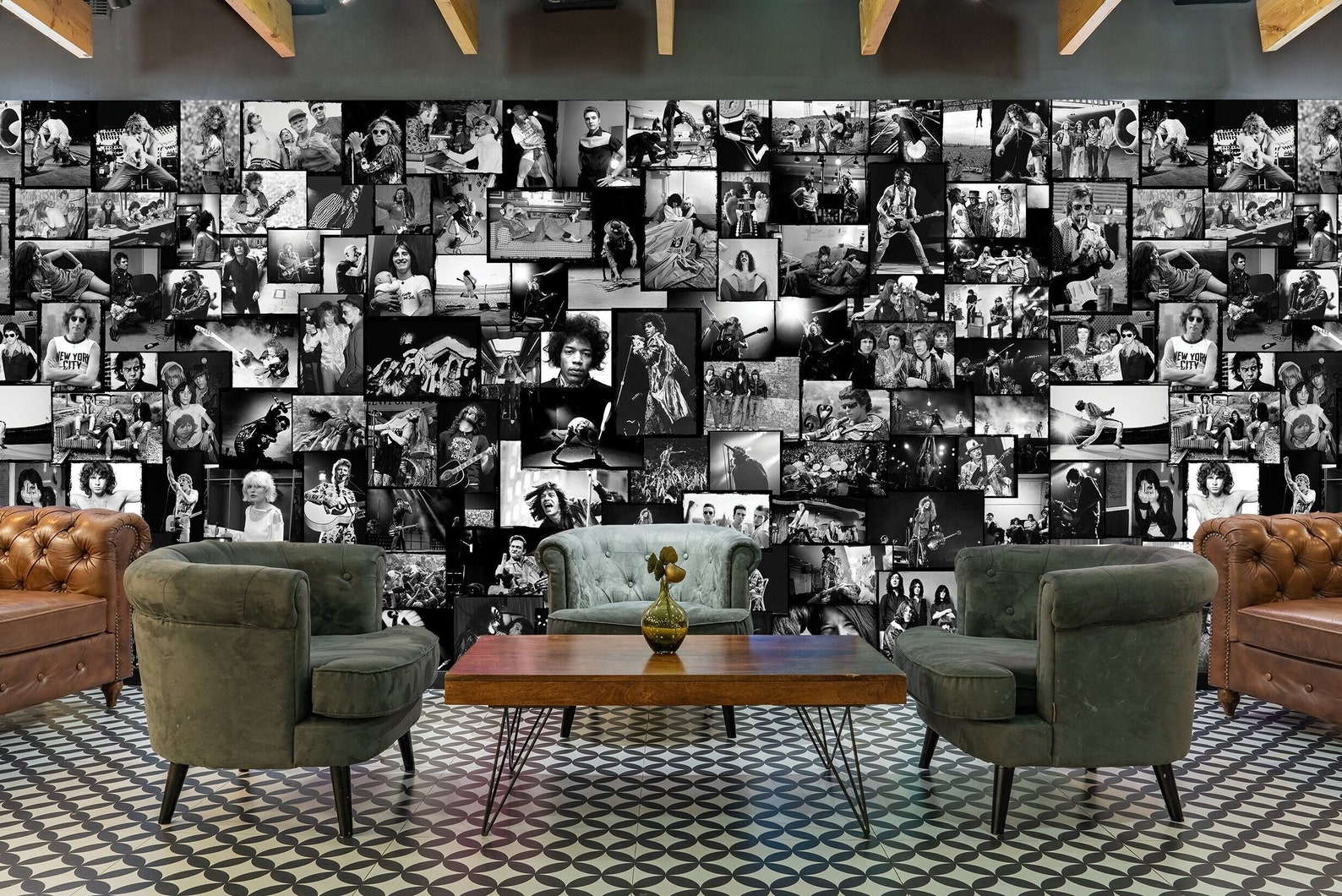 Rock and Roll Legends Wallpaper, Iconic Photos of Rock Musicians, Music ...