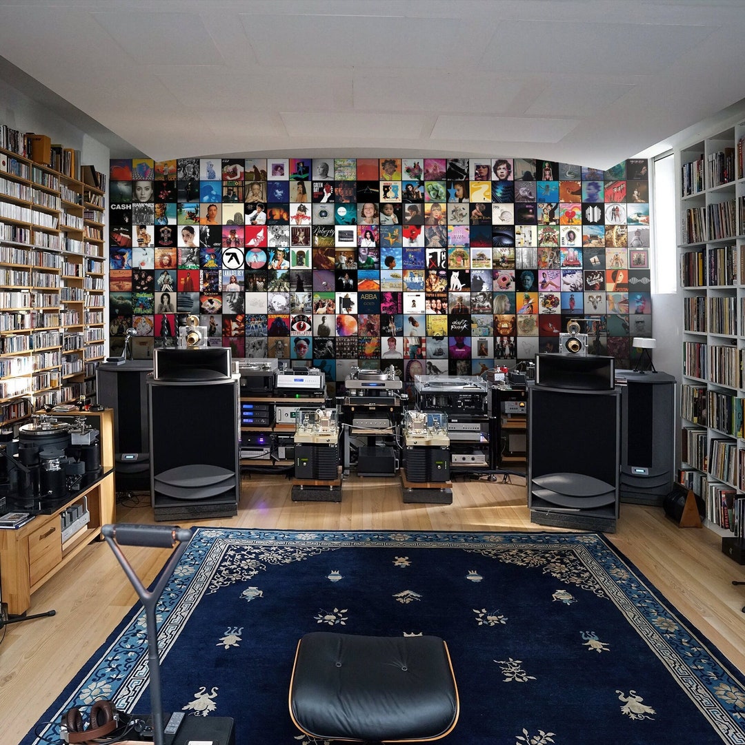 Music Album Covers Wallpaper, Vinyl Record Covers Aesthetic Collage ...