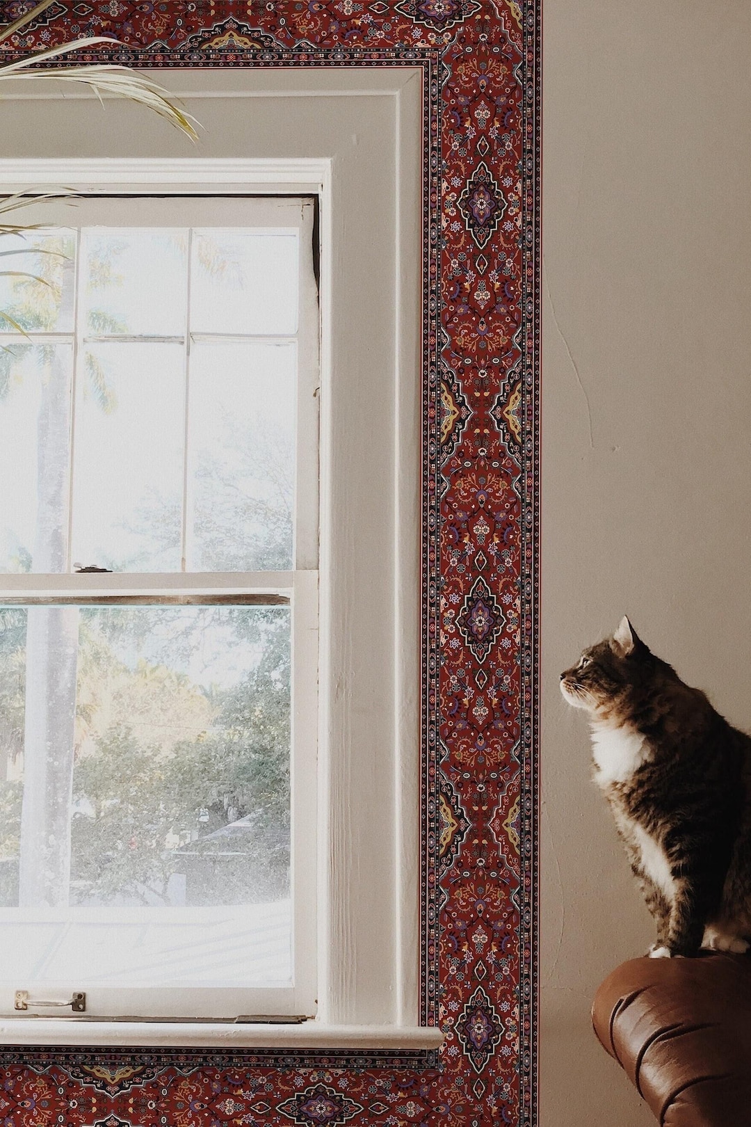 Persian Carpet Wallpaper Border: Peel & Stick Accent Decor - Etsy