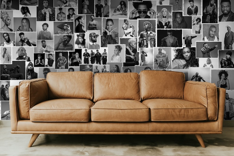 Rap & Rnb Legends Wallpaper: Black Music Icons Collage #34 - Etsy UK