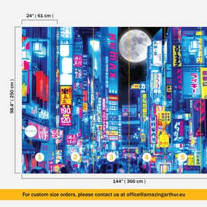 Shibuya Tokyo City Lights Wallpaper - Neon Ads, Electric Colors ...