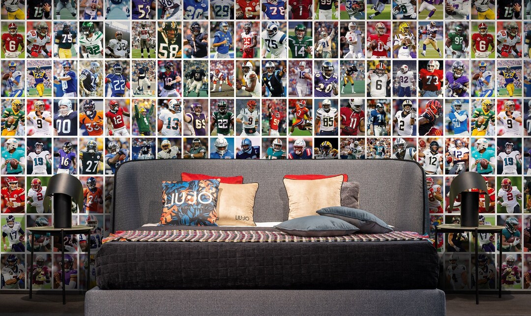 NFL Legends Wallpaper, American Football Players Aesthetic Collage ...