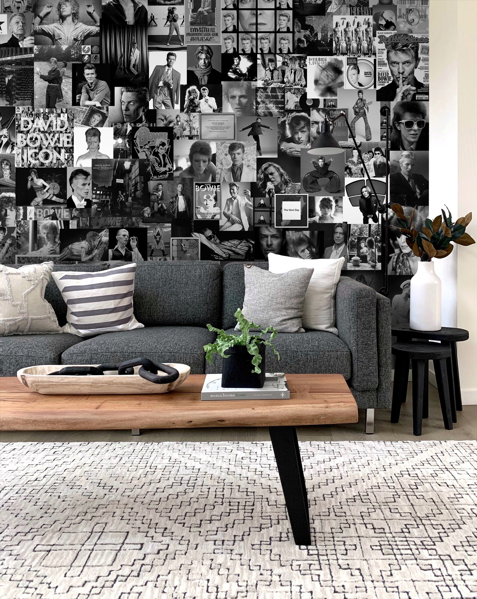 David Bowie Tribute Wallpaper: Rock Legend Collage Wall Decor #72 - Etsy