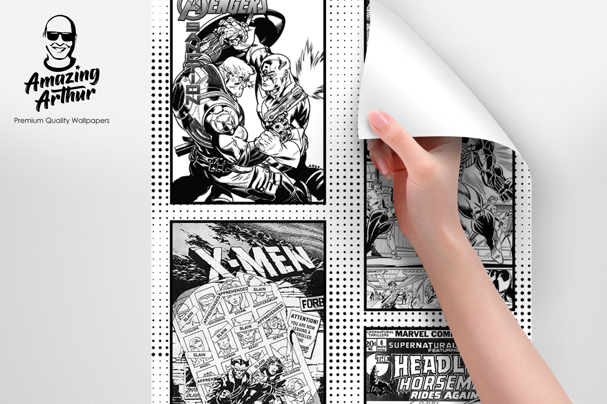 Comics Aesthetic Collage Wallpaper Vintage Comics Pages - Etsy Canada