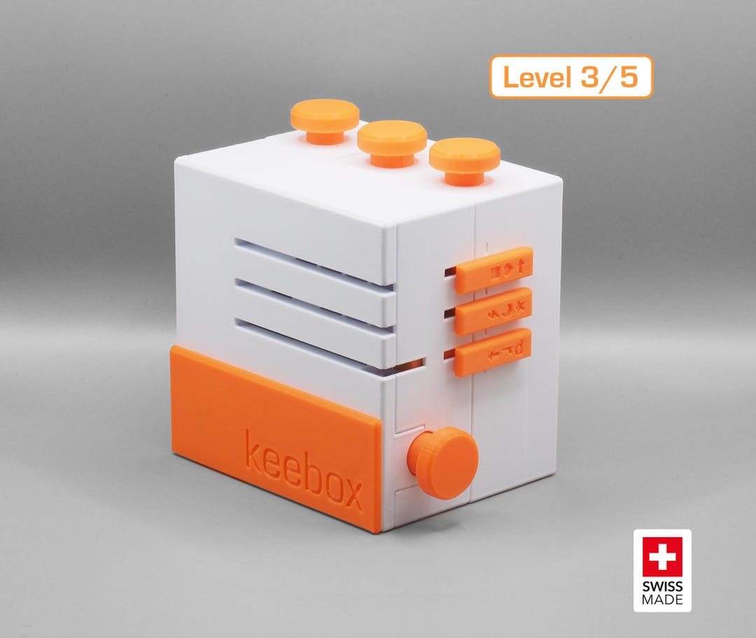 Keebox Orange Escape Room in a Box / Sequential Discovery Puzzle Box - Etsy