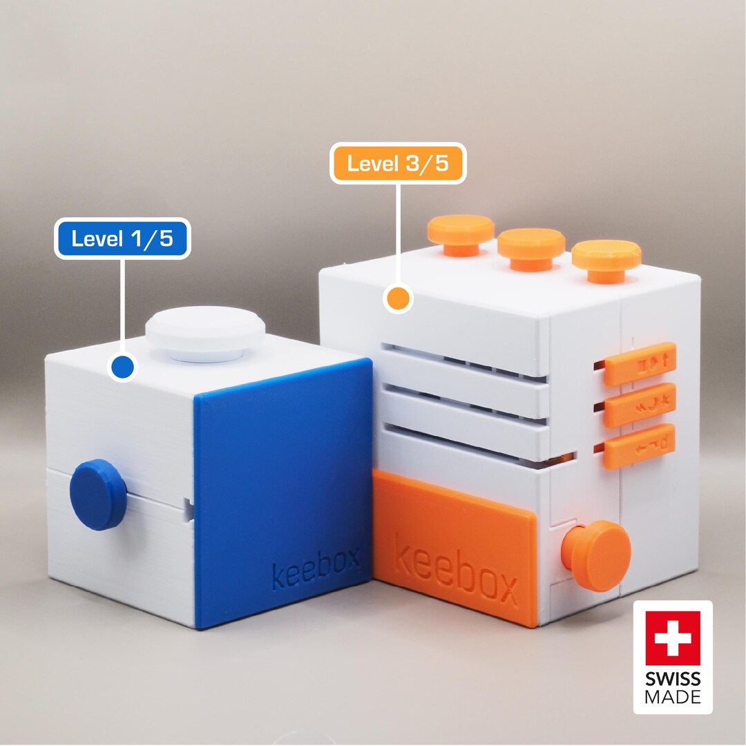 Keebox Bundle (blue & Orange) Rätselboxen / Escape-rooms in a Box / Sequential-discovery ...