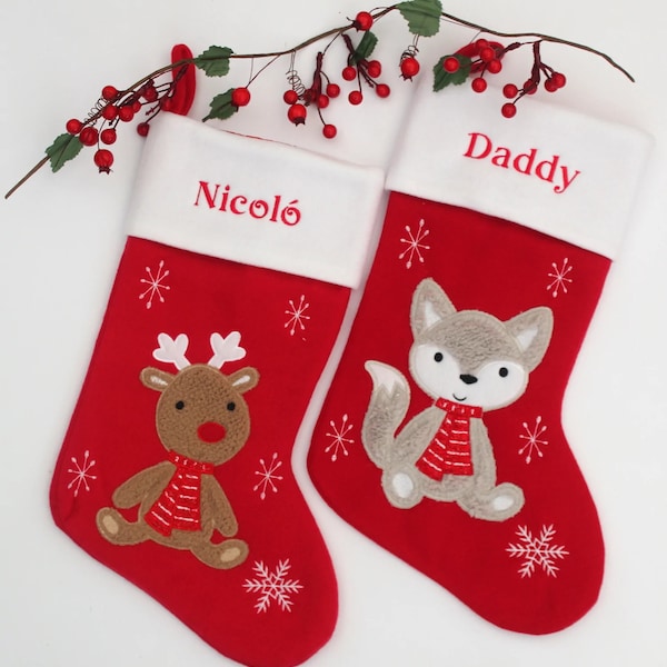 Christmas Stocking Fox - Etsy