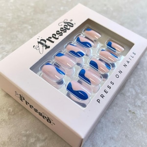 Blue for You Press on Nails - Etsy