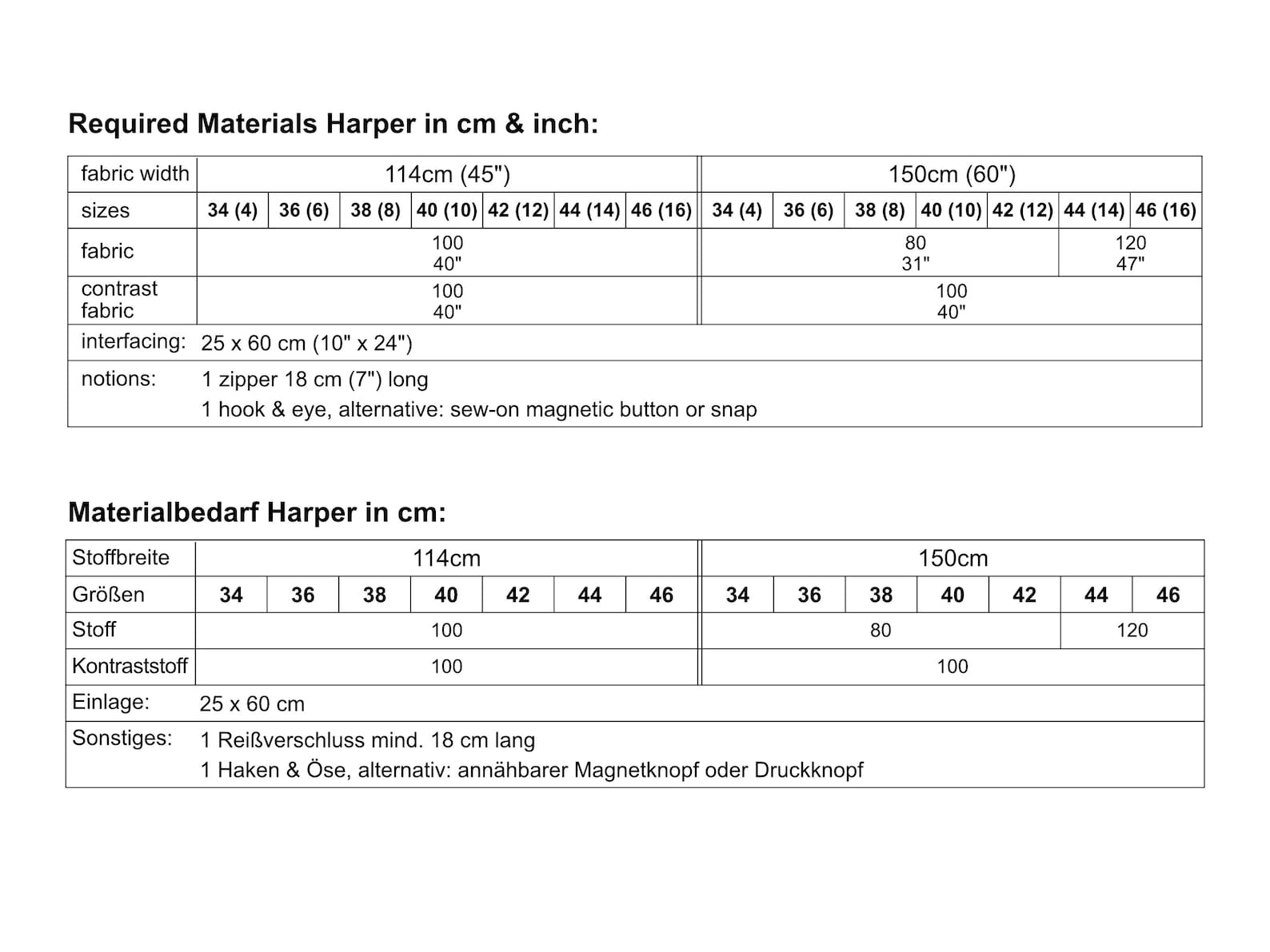 Skirt HARPER With Box Pleats PDF Sewing Pattern Sizes 34-46 4-16 ...
