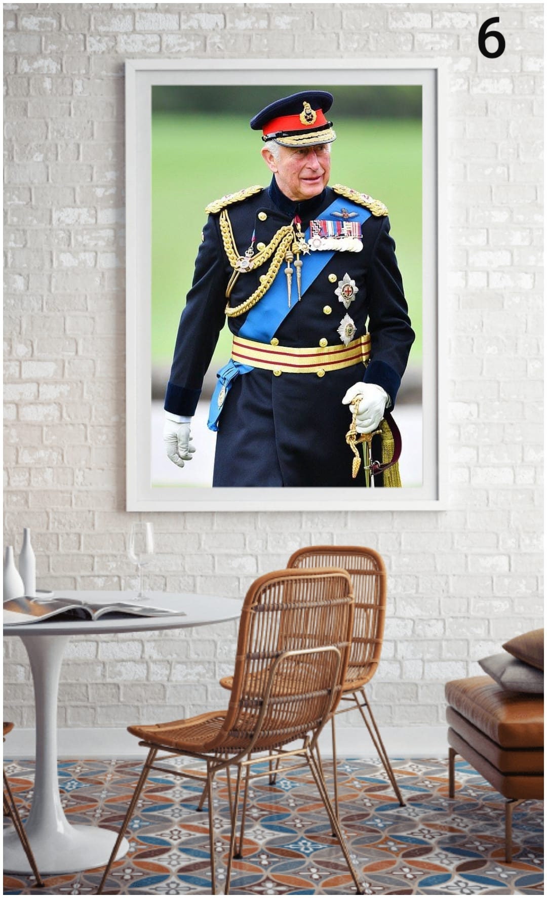 King Charles Potrait Art Photo Print A3 A4 A5 A6 matt satin gloss sold ...