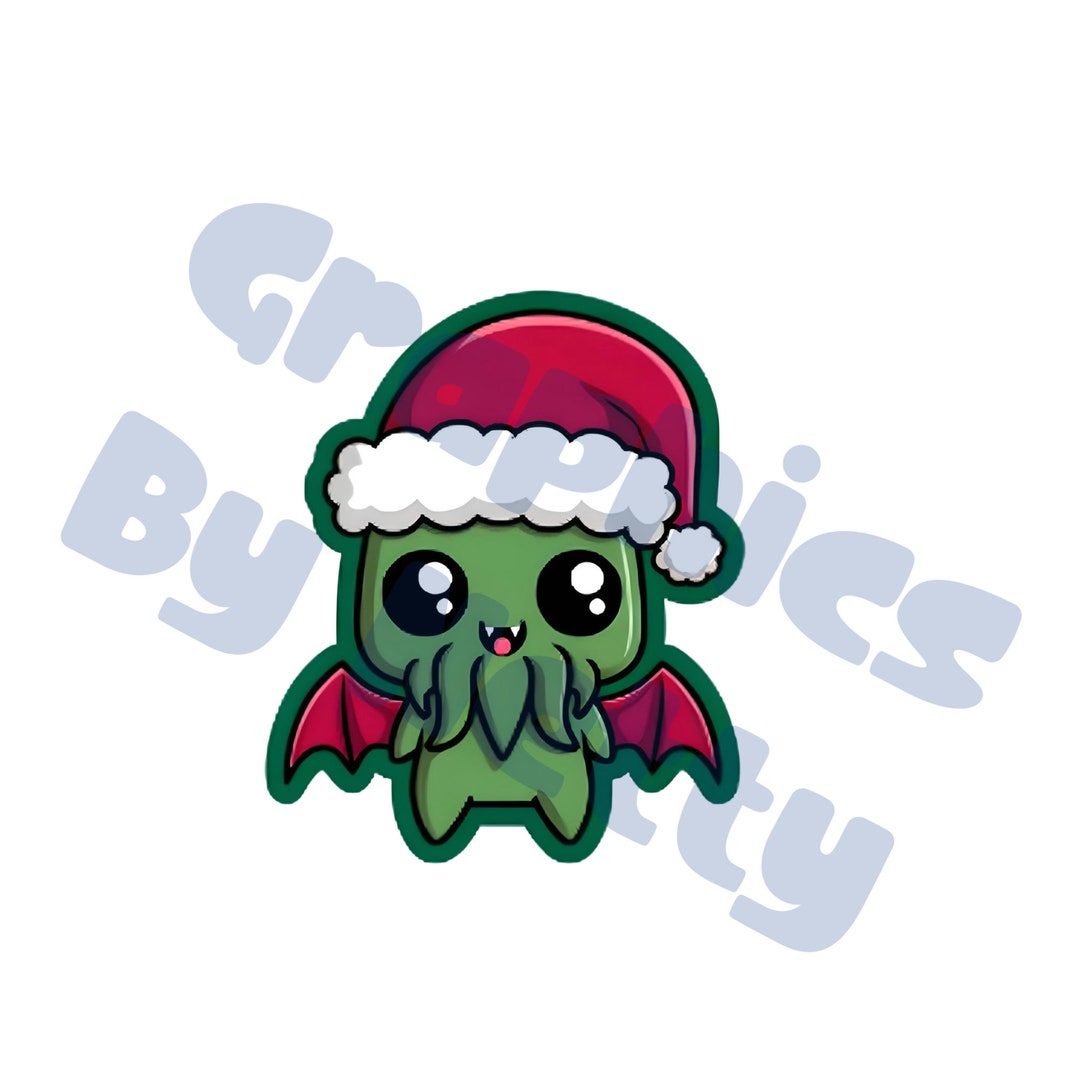 Holiday Cthulu Svg Png Jpeg Format Commercial Use - Etsy