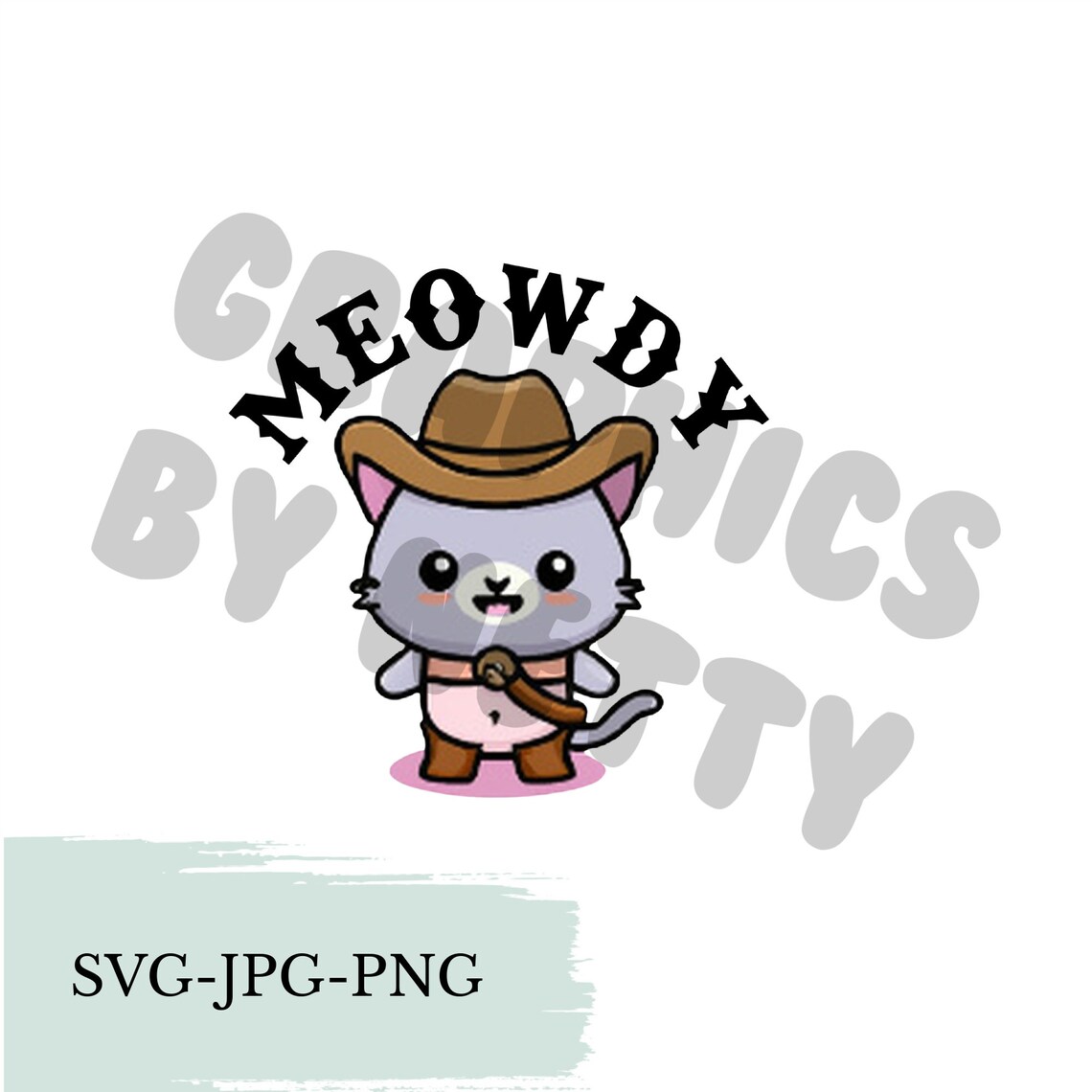 Meowdy Svg Png Jpeg Format Commercial Use - Etsy