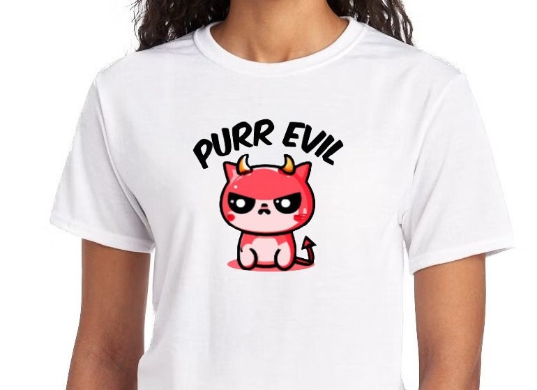 Purr Evil Svg Png Jpeg Format Commercial Use - Etsy
