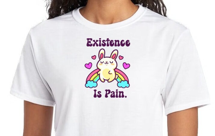 Existence is Pain Svg Png Jpeg Format Commercial Use - Etsy