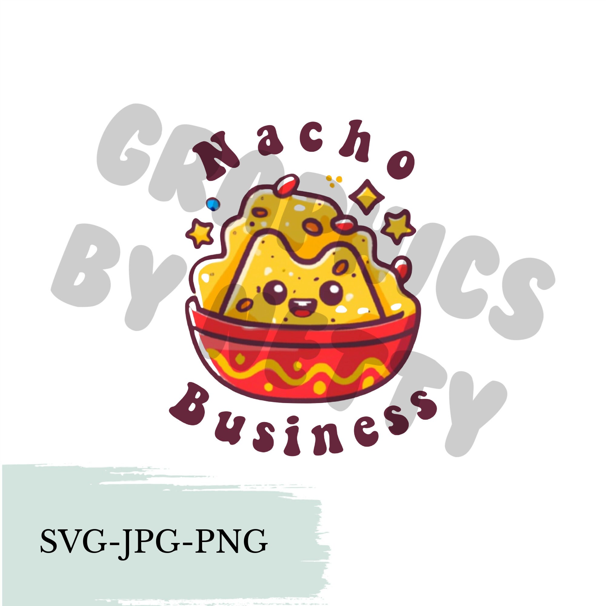 Nacho Business Svg Png Jpeg Format Commercial Use - Etsy