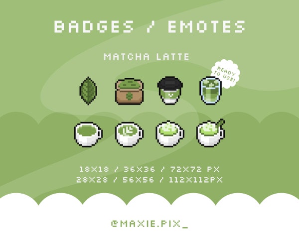Pixel Peepo Sub/bit Badges - Etsy Canada