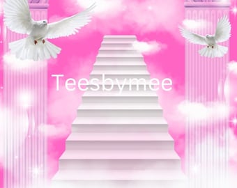 Pink Memorial Background Svg - Etsy