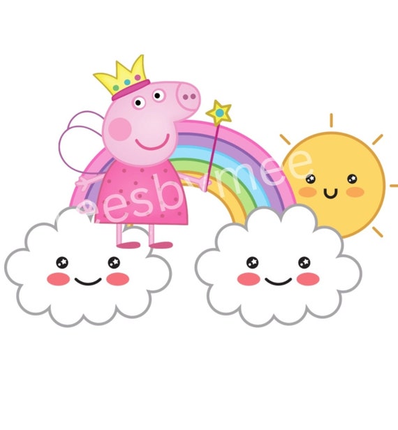 Peppa Pig Rainbow - Etsy