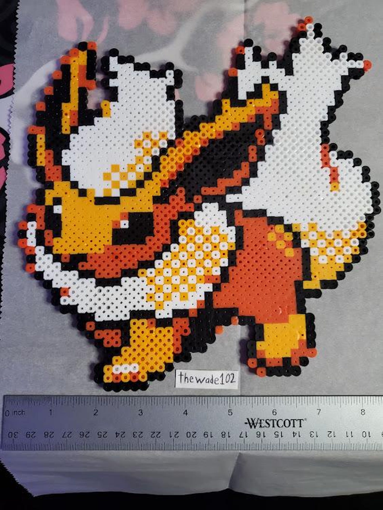 Flareon (pokemon) Perler Bead - Etsy