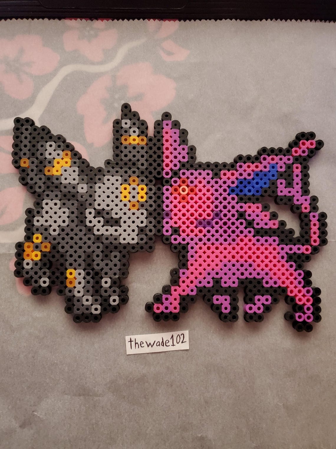 Umbreon and Espeon Perler Bead - Etsy