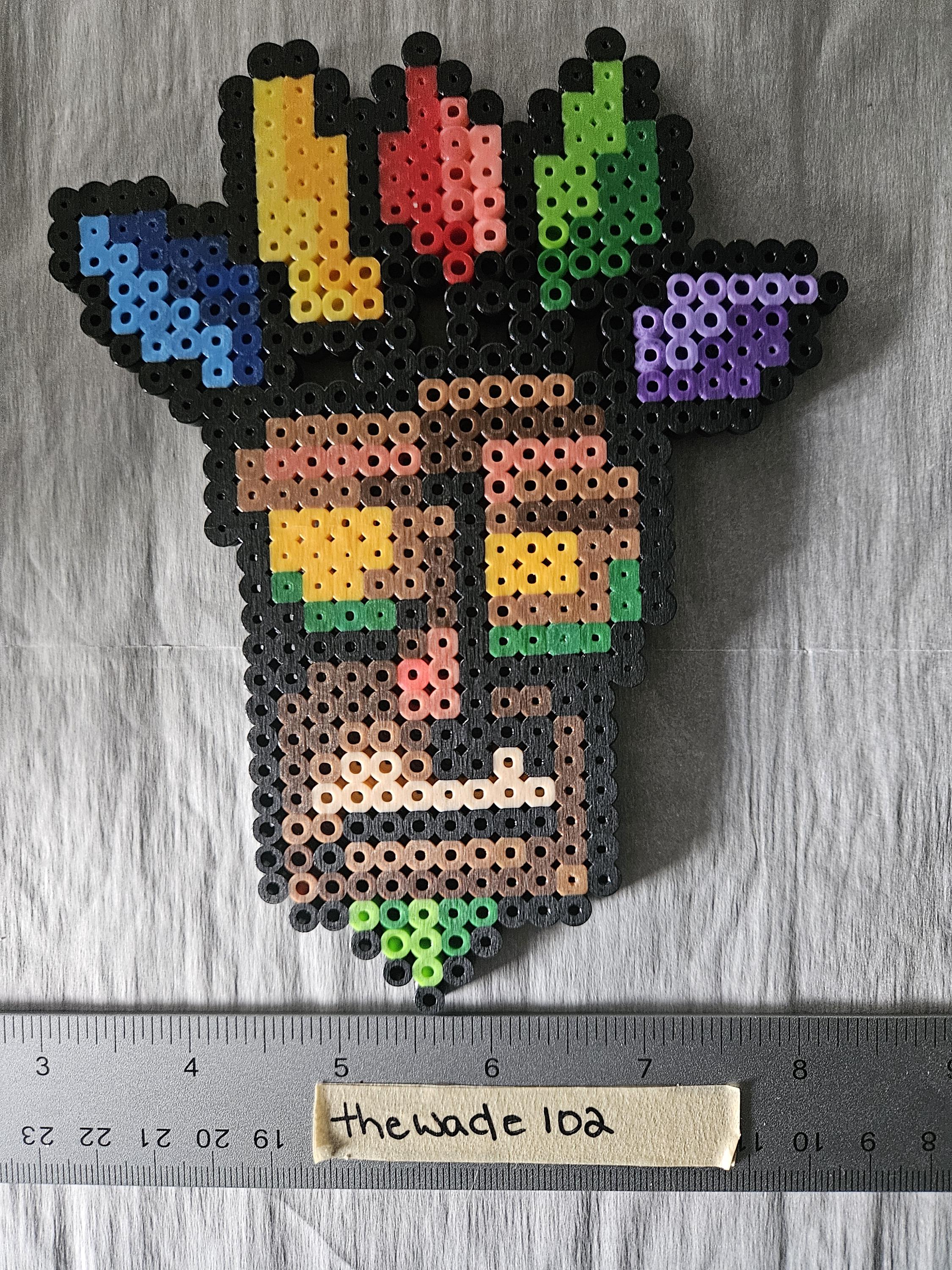 Aku Aku (crash Bandicoot) Perler Bead - Etsy