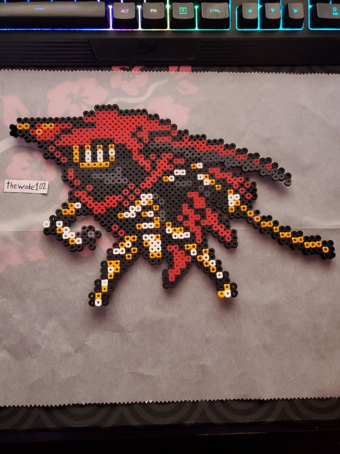 Specter Knight (shovel Knight) Perler Bead - Etsy