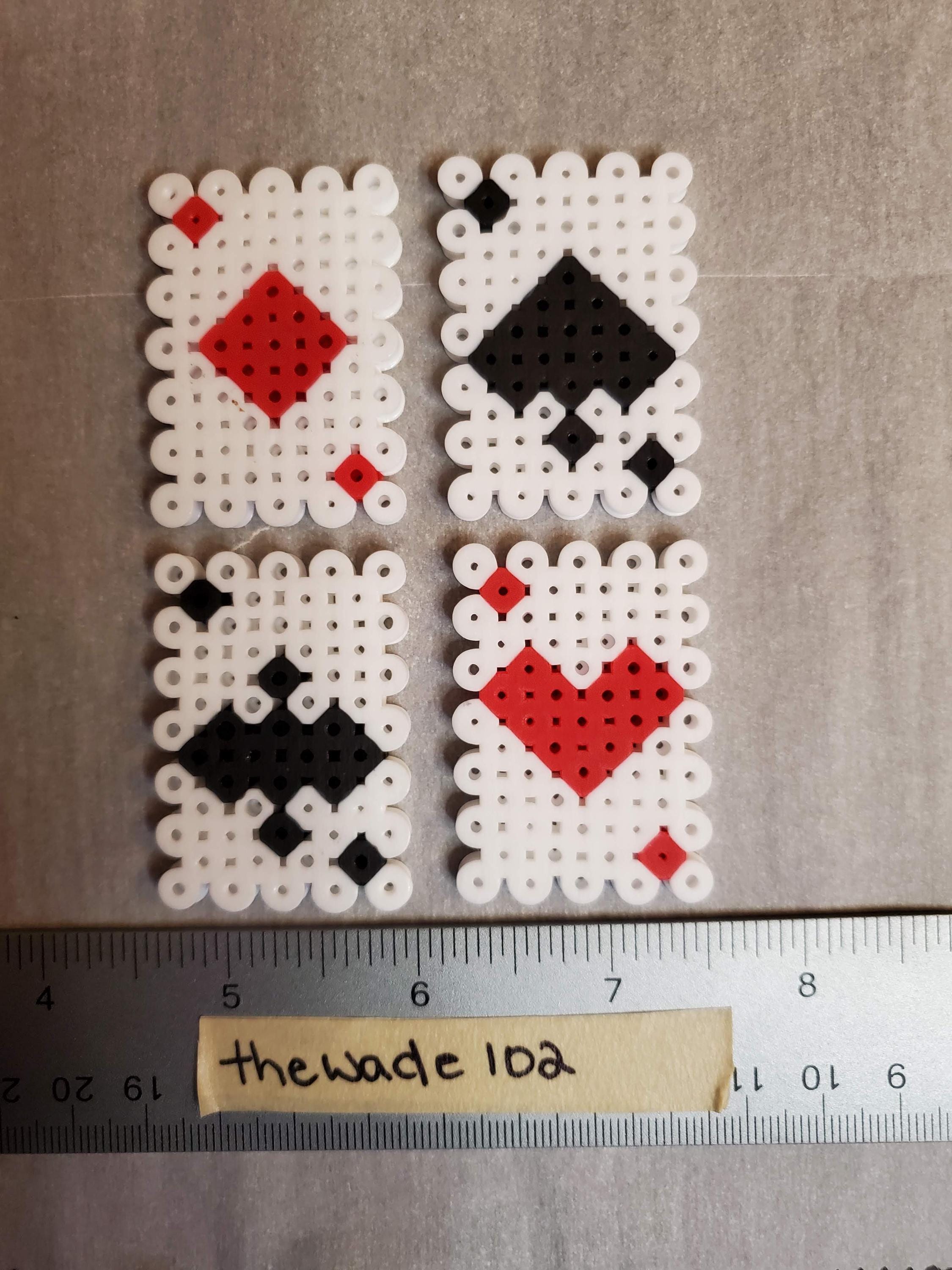 Suit Cards Perler Beads - Etsy