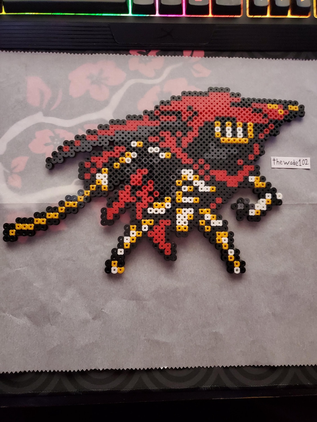Specter Knight (shovel Knight) Perler Bead - Etsy