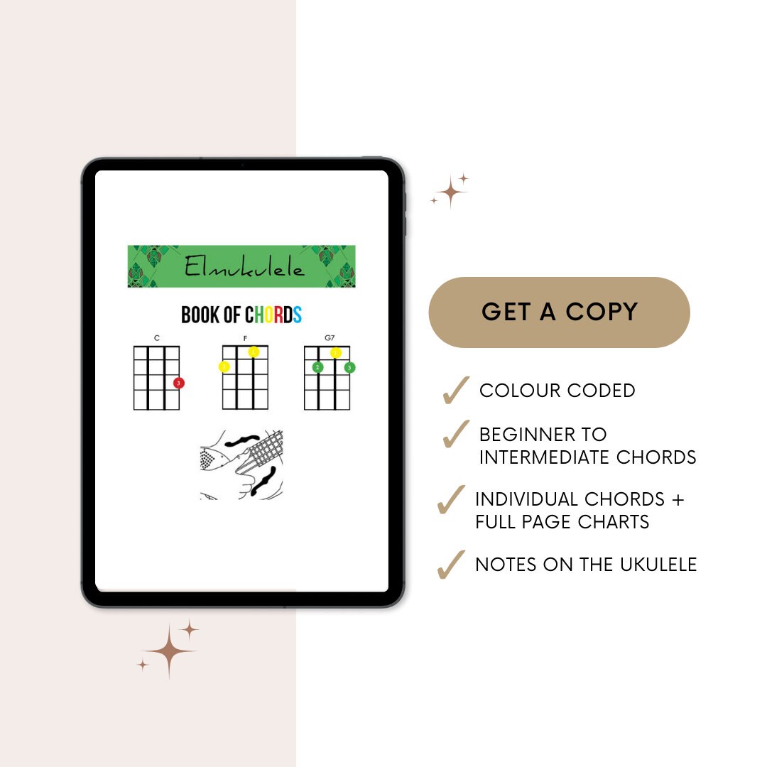Ukulele Chord Charts - Etsy