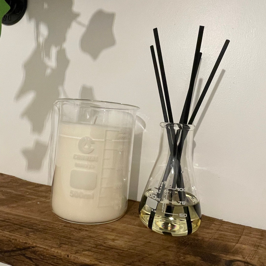 Lab Flask Conical Bottle Chemist Apothecary Diffuser Room Fragrances ...