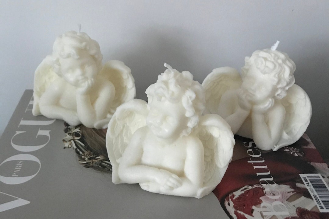 Angel Cherub Set Male Female Baby Wings Handmade Home Decor - Etsy