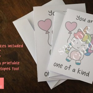 Printable Valentines Card. Cute Printable Card. Downloadable Valentine Card. Digital Card ...