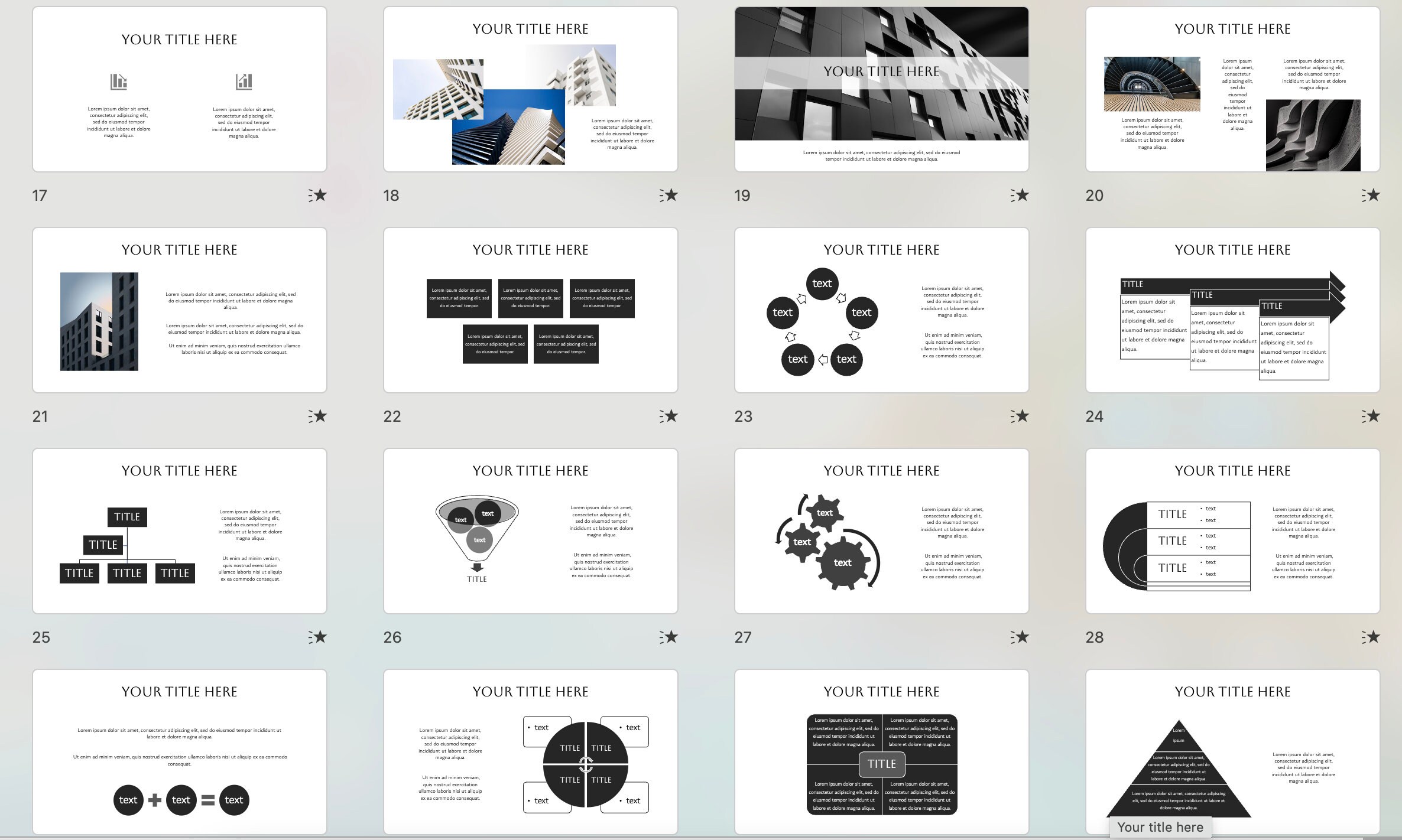 Black&white Minimal Power Point Presentation Template Pptx, Pitch Deck ...