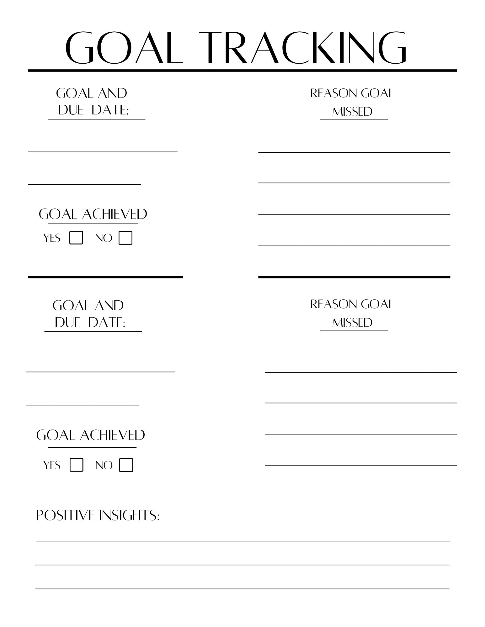 SMART Goals Planning Bundle - Etsy