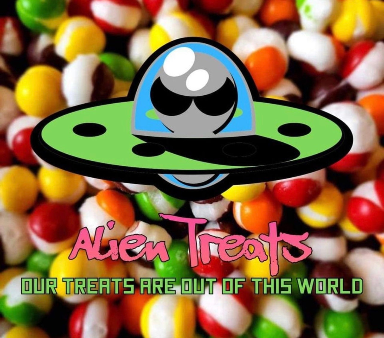 8 Oz L Rainbow Crunchy Alien Balls L Space Candy - Etsy