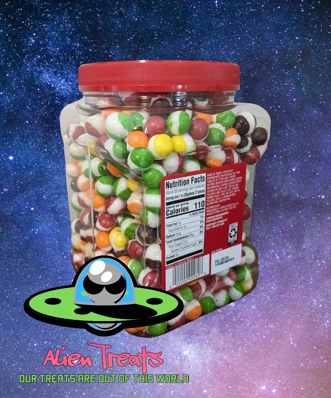 Freeze Dried Candy L Tub L Bulk L Rainbow Crunchy Alien Balls - Etsy ...