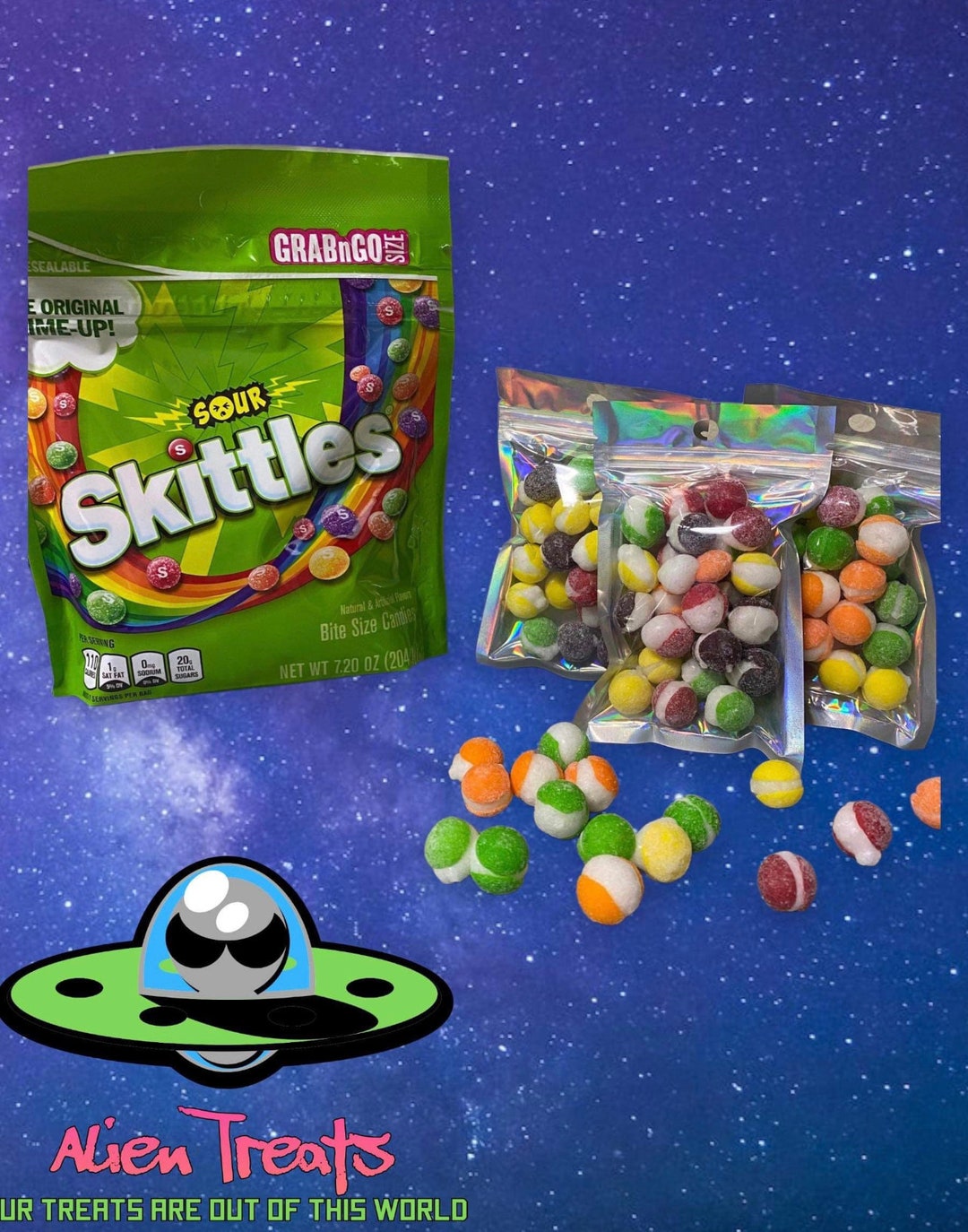 Sample Sour L Sample Regular L You Choose L Small Bag L Alien Sour ...